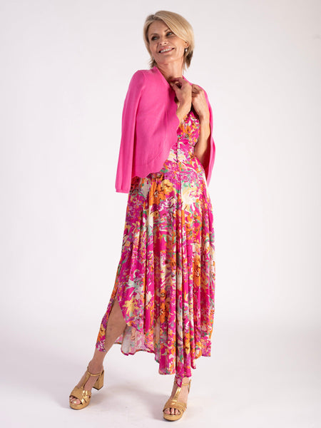 Cerise Bloom Tea Dress | Chesca Direct