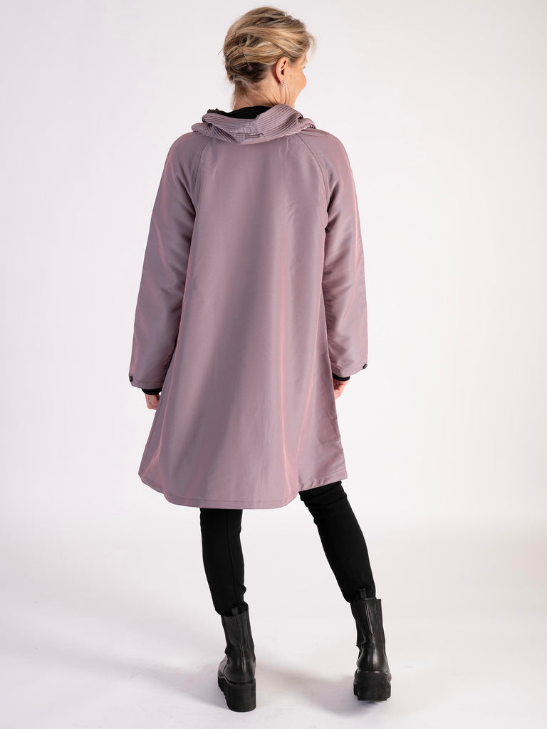 Orchid/Black Reversible Opera Coat | Chesca Direct
